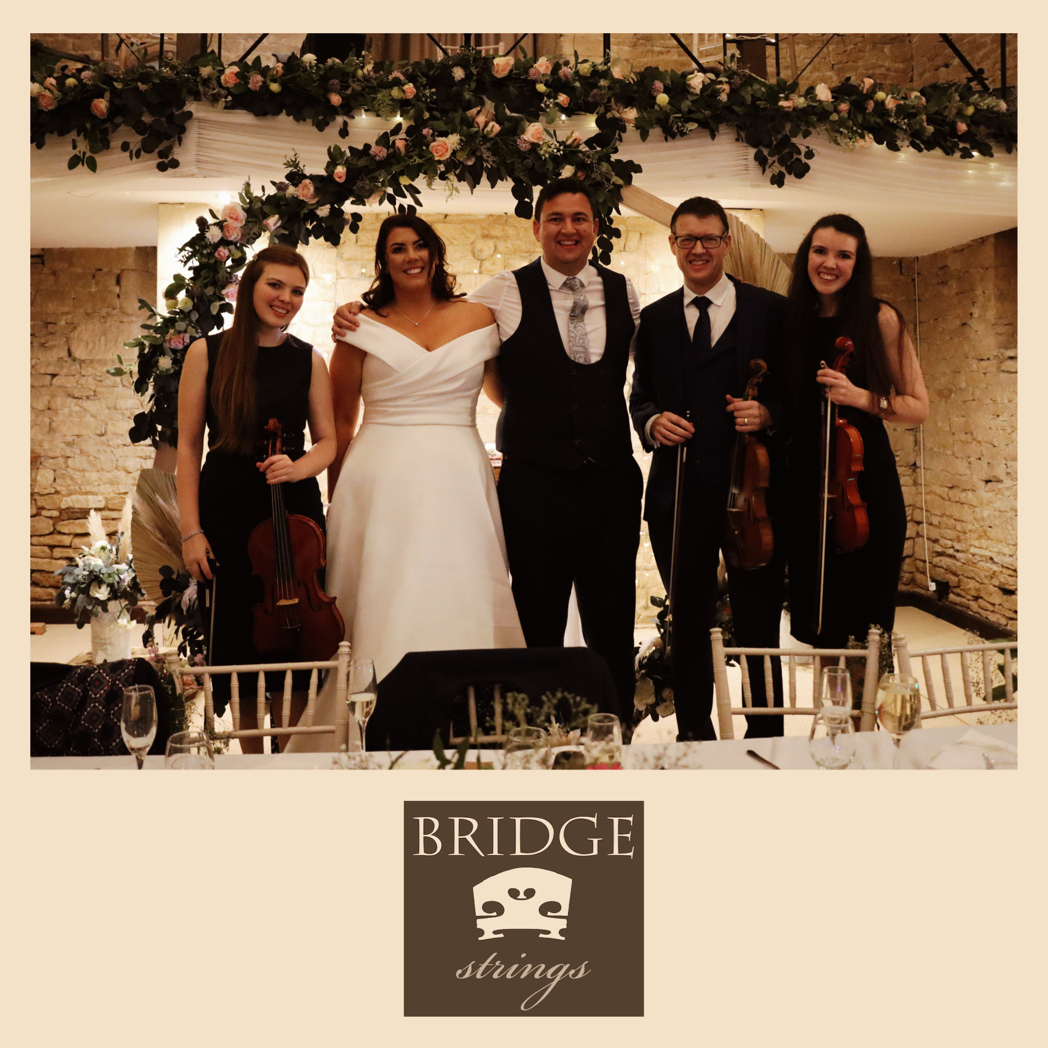 Congratulations Becky & James • Bridge Strings