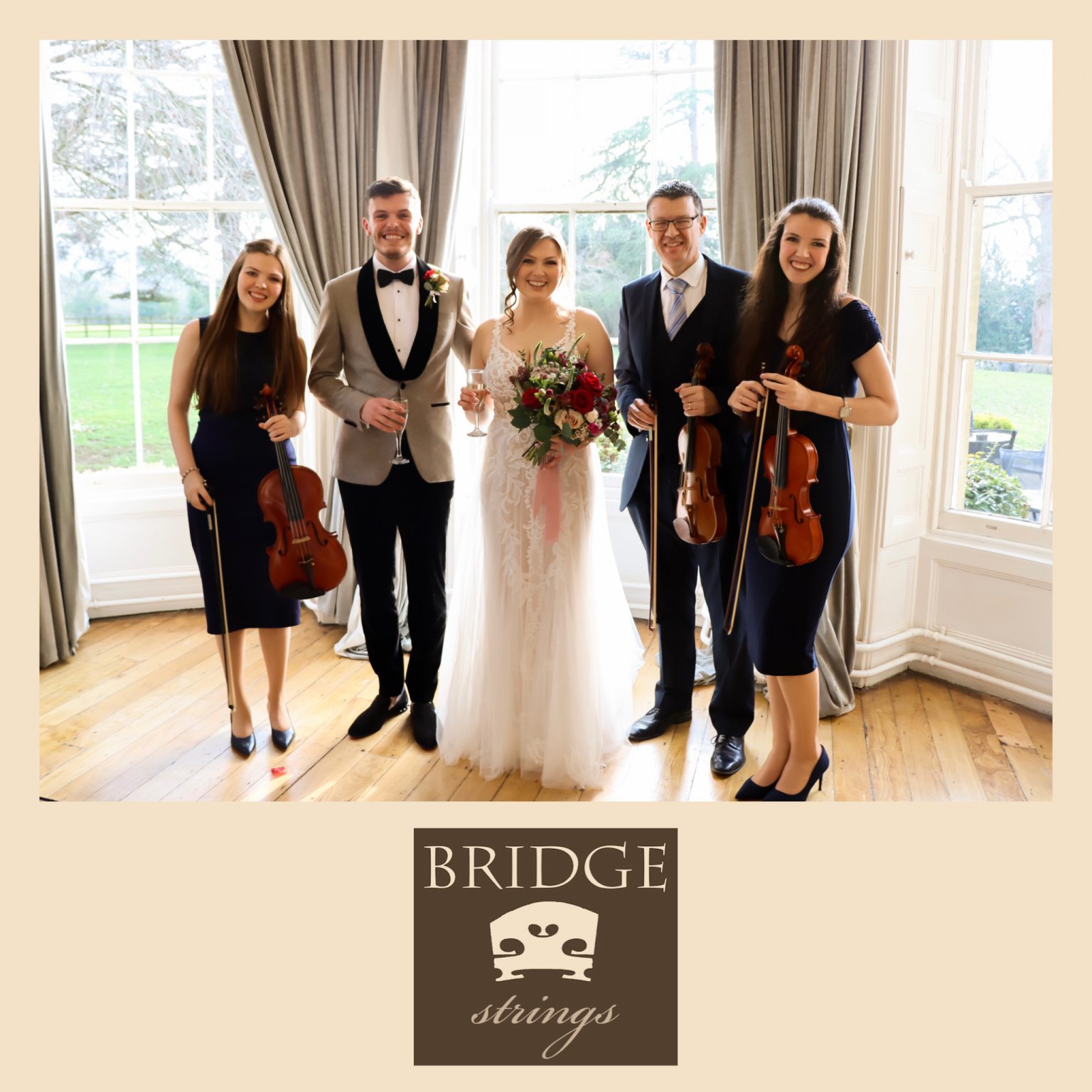 Congratulations Abi & Mitchell • Bridge Strings