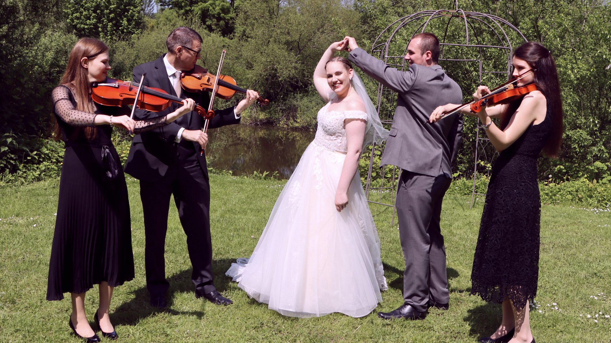 Congratulations James & Shereece • Bridge Strings