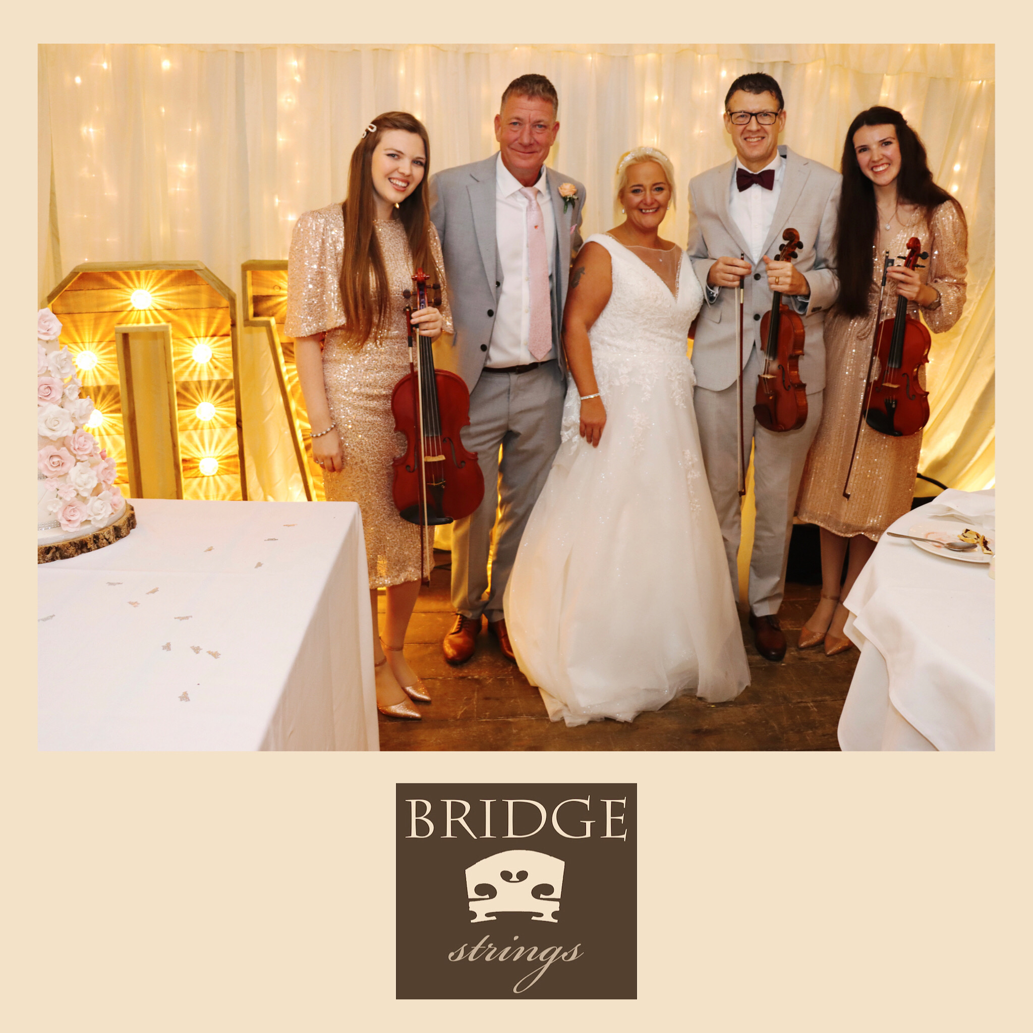 Congratulations Victoria & Paul • Bridge Strings